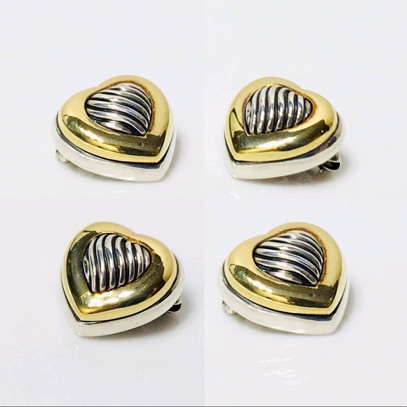 David Yurman | Jewelry | David Yurman Sterling 8k Cable Heart Brooch ...